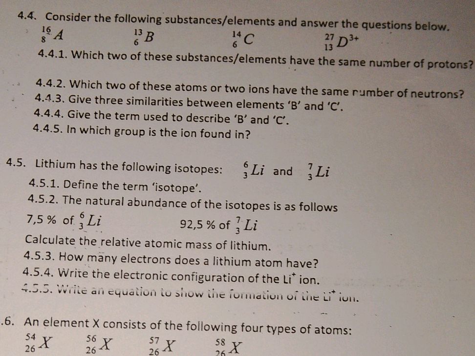 4.4. Consider the following | StudyX