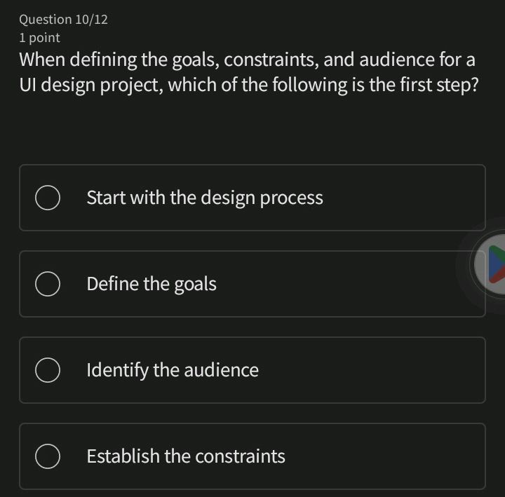 When defining the goals, constraints, and | StudyX