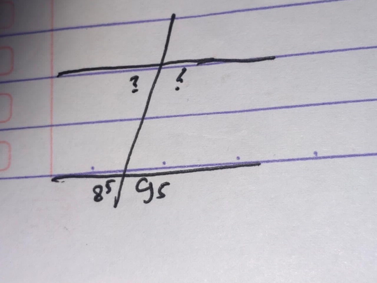 The image shows two parallel lines | StudyX