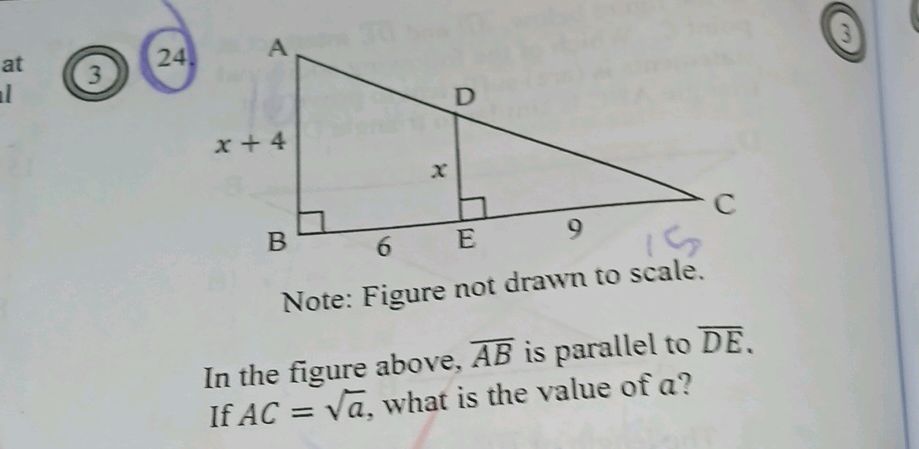 In the figure above, $ {AB}$ is parallel to | StudyX