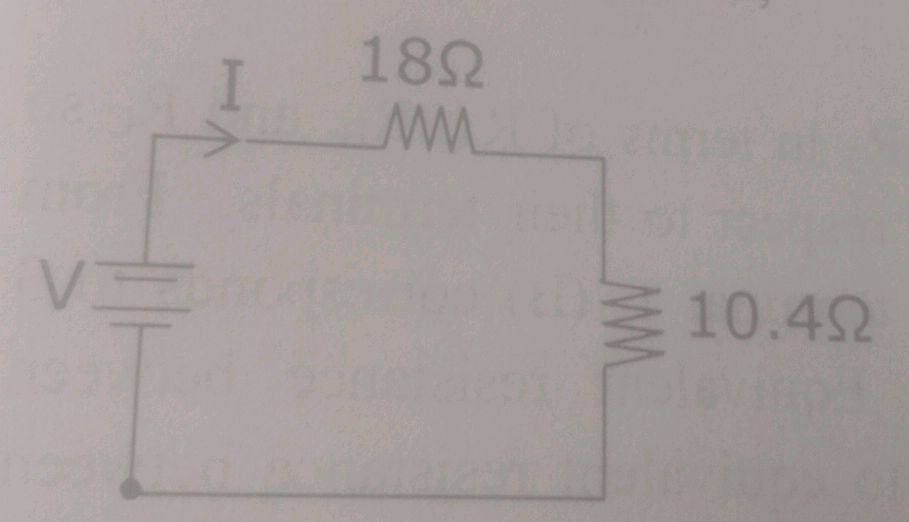The image shows a simple circuit diagram | StudyX