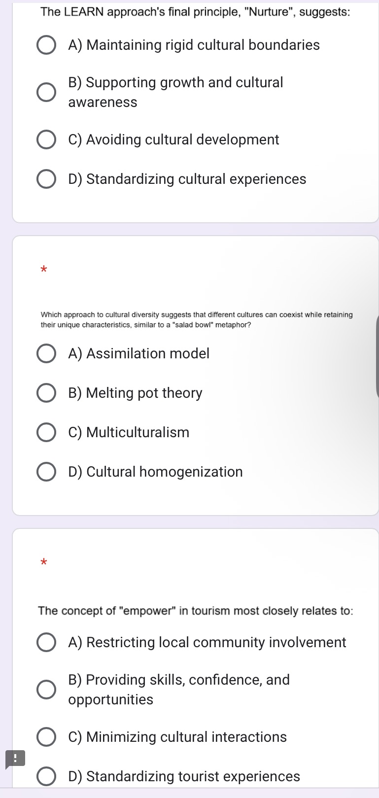 The LEARN approach's final principle, | StudyX