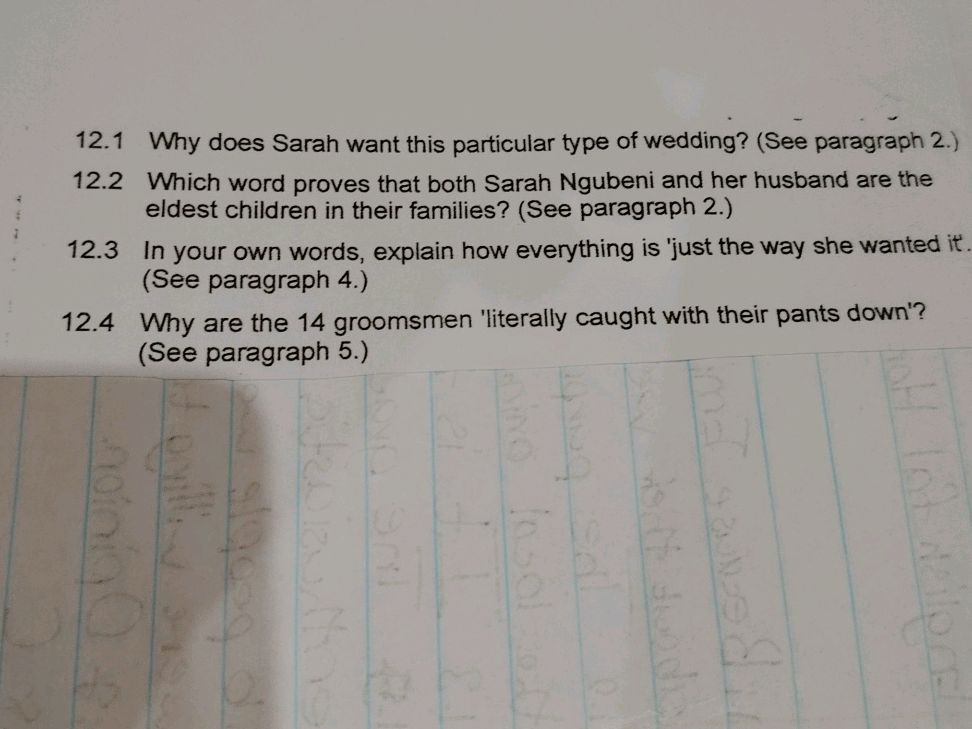 12.1 Why does Sarah want this particular | StudyX