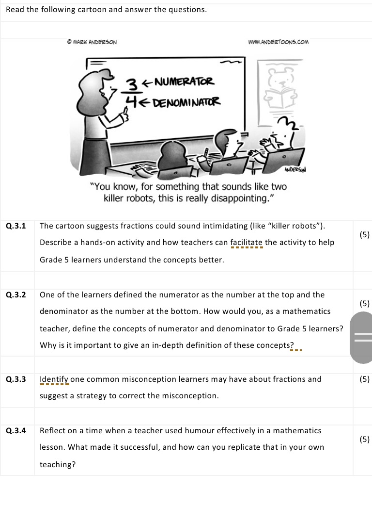Read the following cartoon and answer the | StudyX