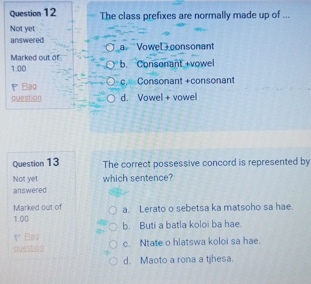 The class prefixes are normally made up of | StudyX