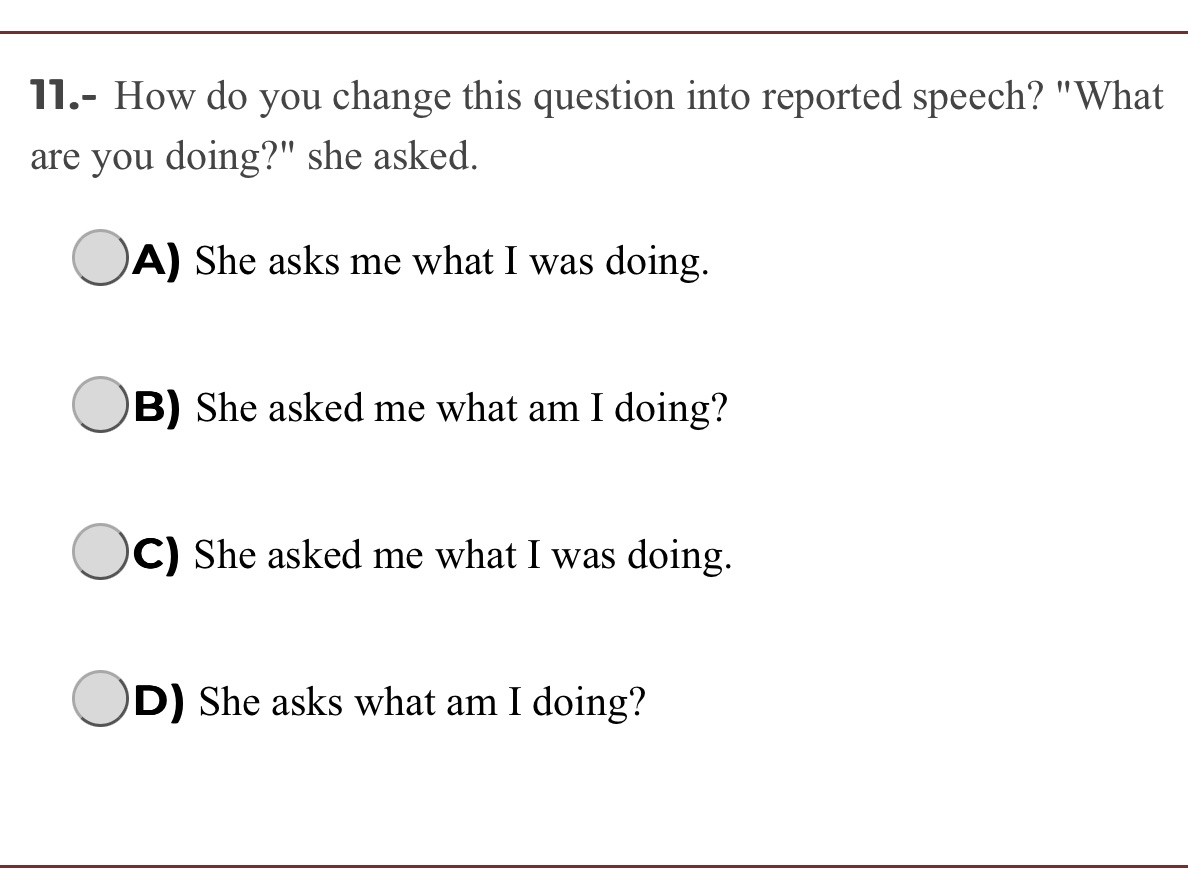 11.- How do you change this question into | StudyX