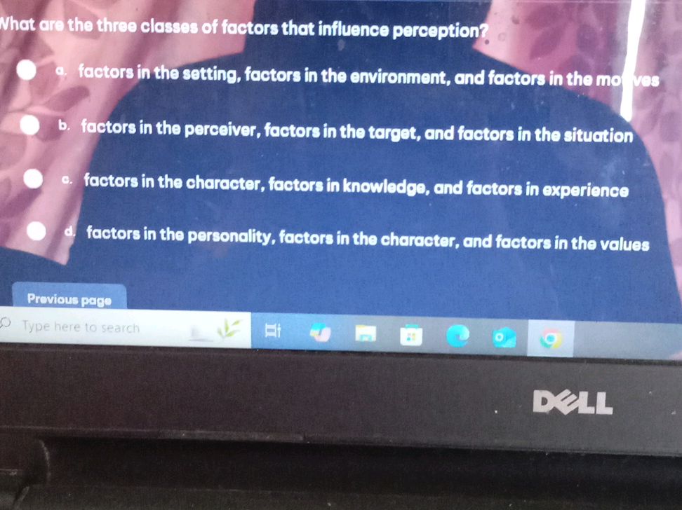 What are the three classes of factors that