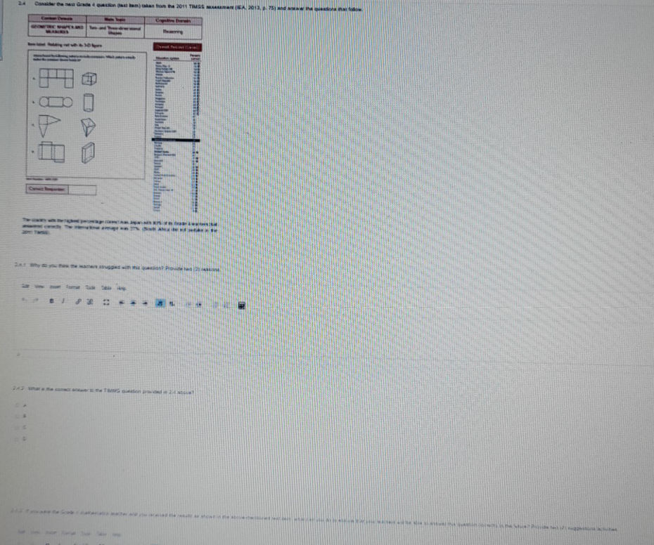 Consider the next Grade 4 question (test | StudyX