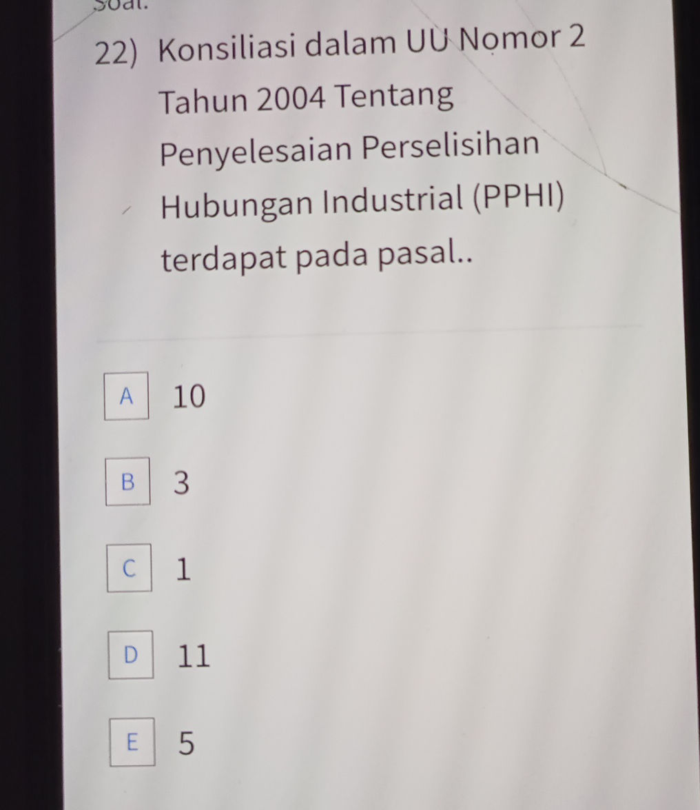 22) Konsiliasi dalam UU Nomor 2 Tahun 2004 | StudyX