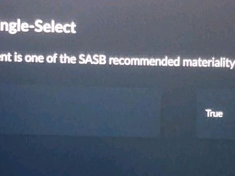 Statement is one of the SASB recommended | StudyX