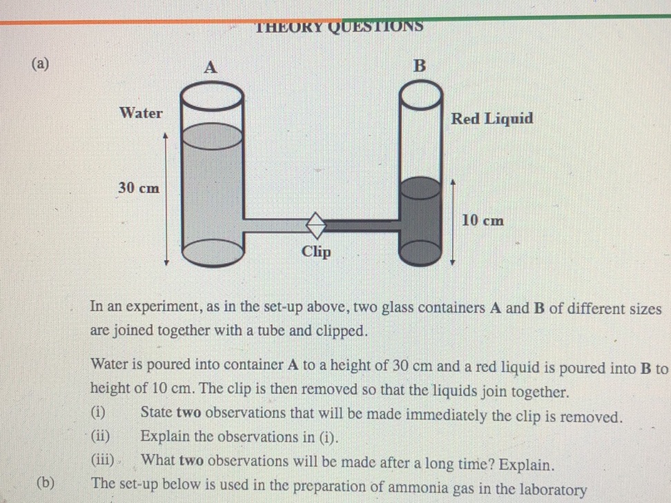 (a) In an experiment, as in the set-up | StudyX