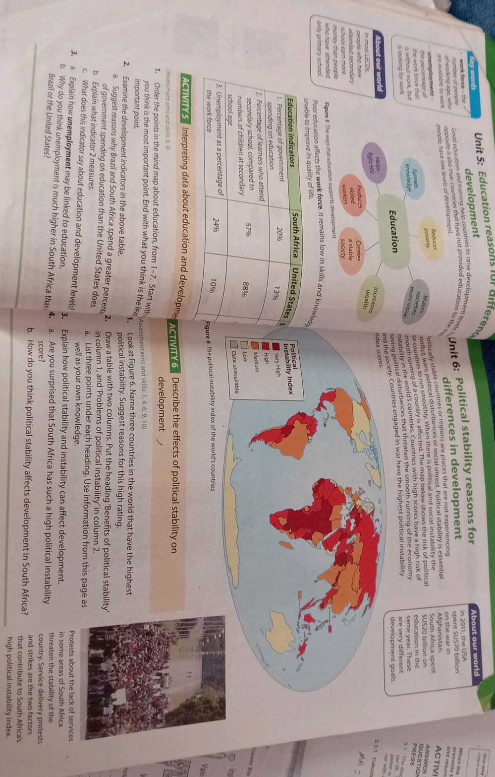 ACTIVITY 5 Interpreting data about education | StudyX