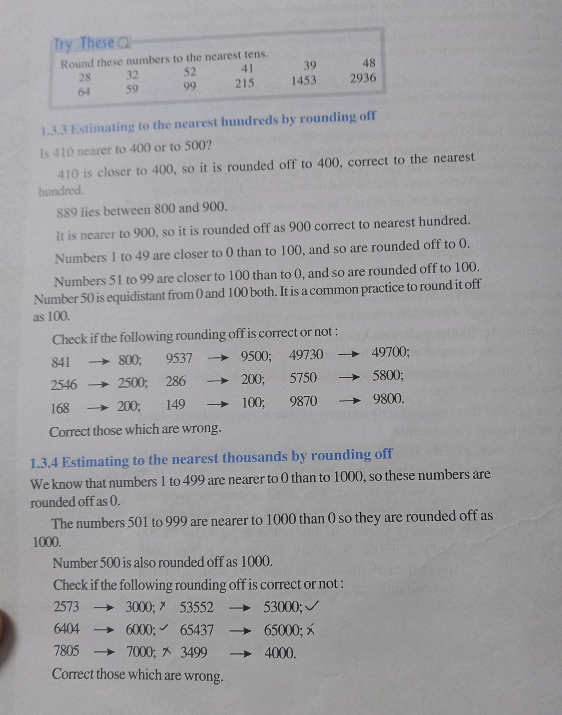 Round these numbers to the nearest tens. 28 | StudyX