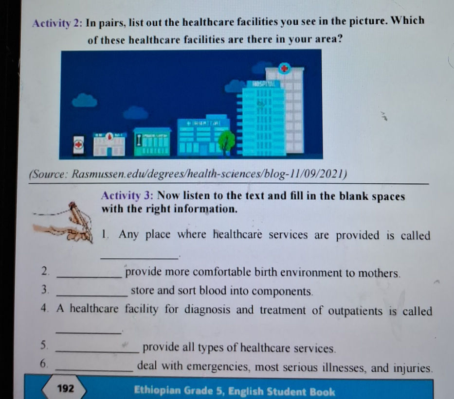 Activity 2: In pairs, list out the | StudyX