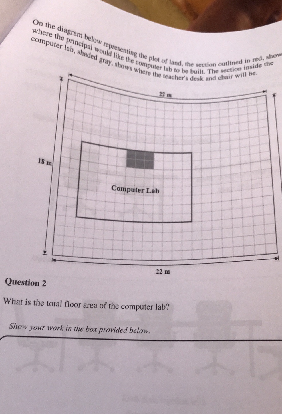 On the diagram below representing the plot | StudyX