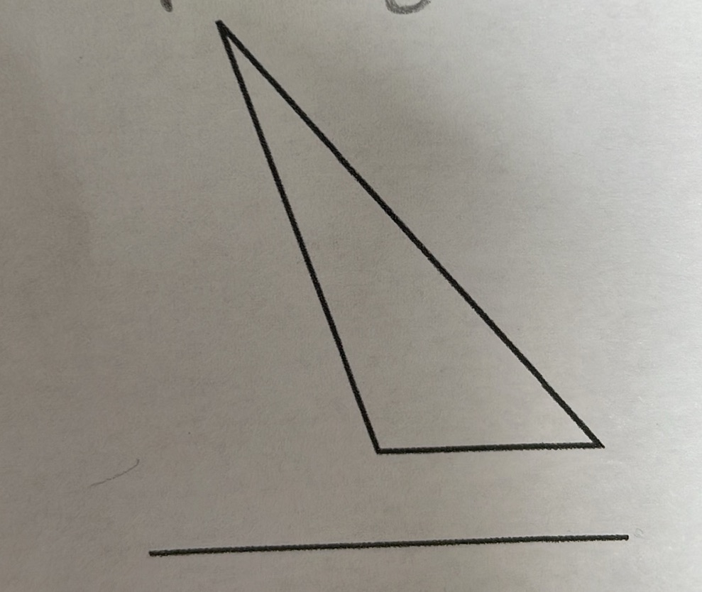 The image contains a diagram of a triangle | StudyX
