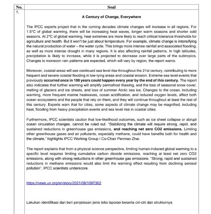 Lakukan identifikasi dan beri penjelasan | StudyX