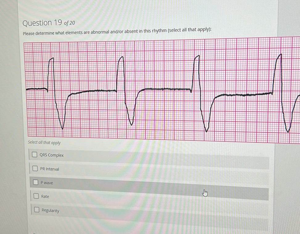 Question 19 of 20 Please determine what | StudyX