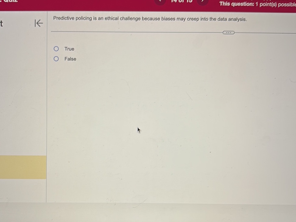 Predictive policing is an ethical challenge | StudyX