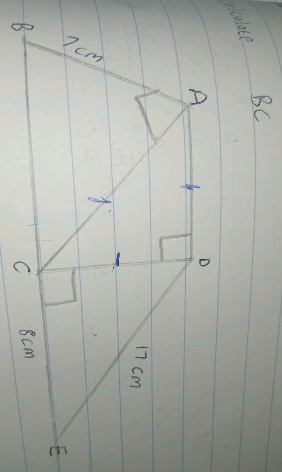 Calculate BC in Geometry Problem | StudyX