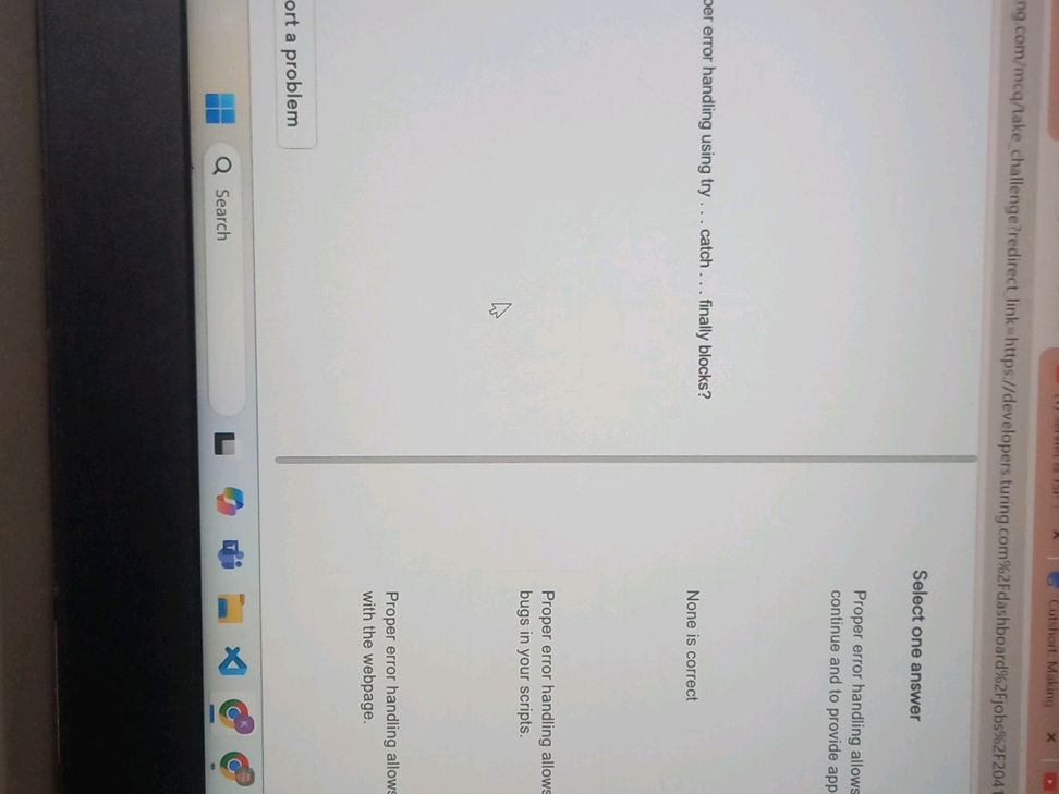 Der error handling using try ... catch ... | StudyX