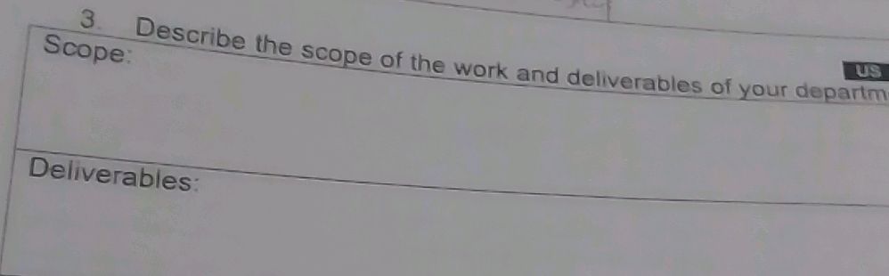 3. Describe the scope of the work and | StudyX