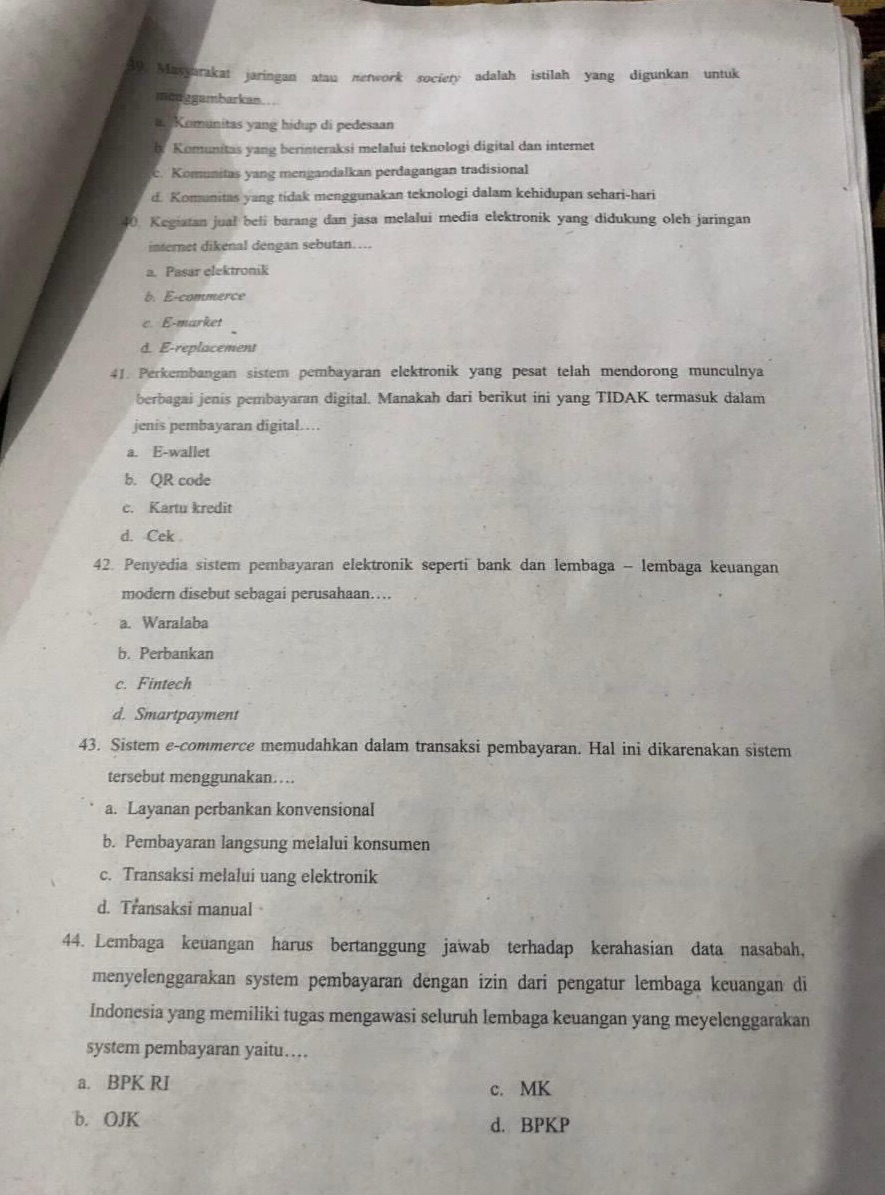 39. Masyarakat jaringan atau network society | StudyX