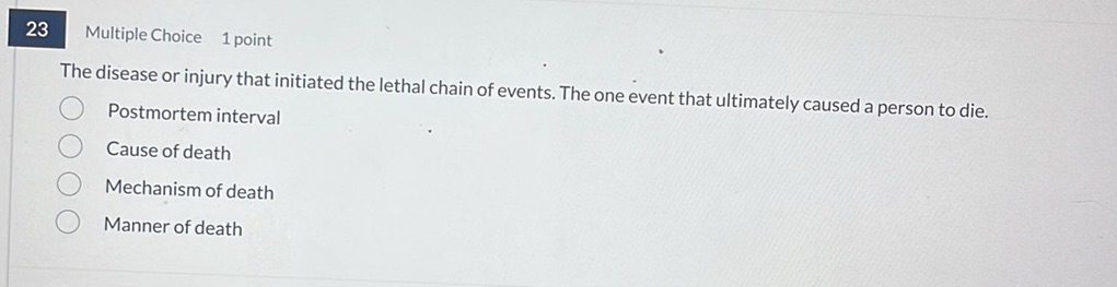 The disease or injury that initiated the | StudyX