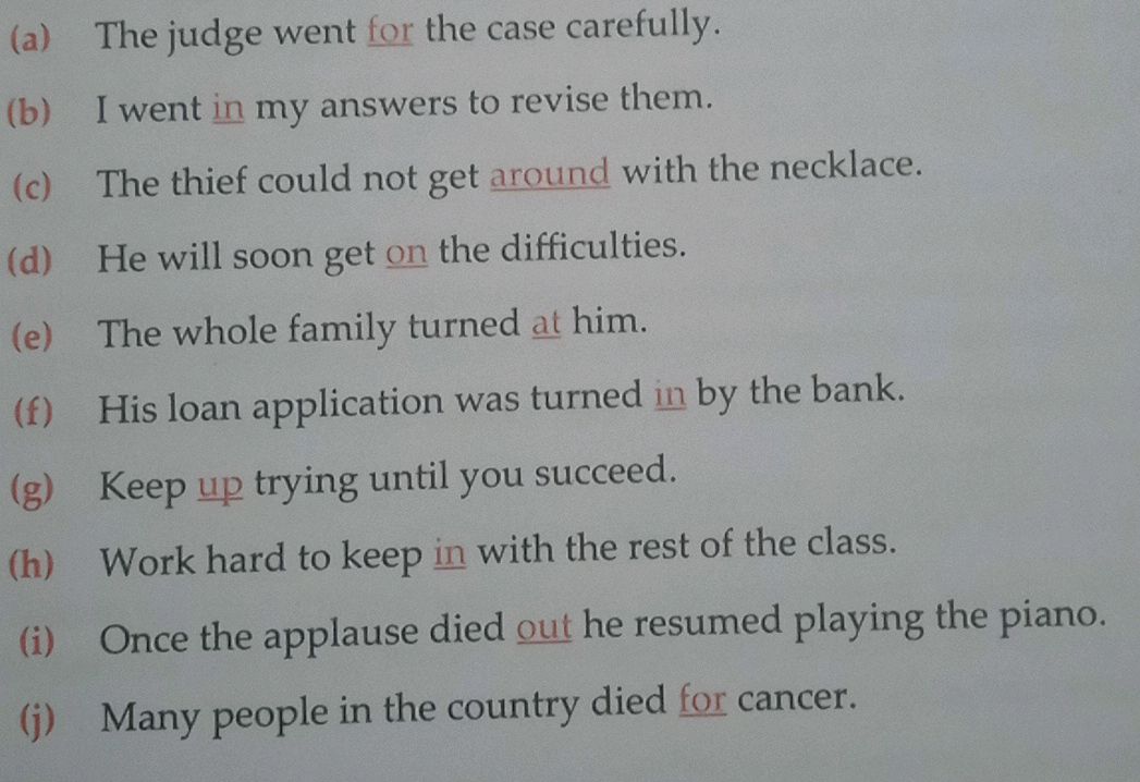 (a) The judge went for the case carefully. | StudyX