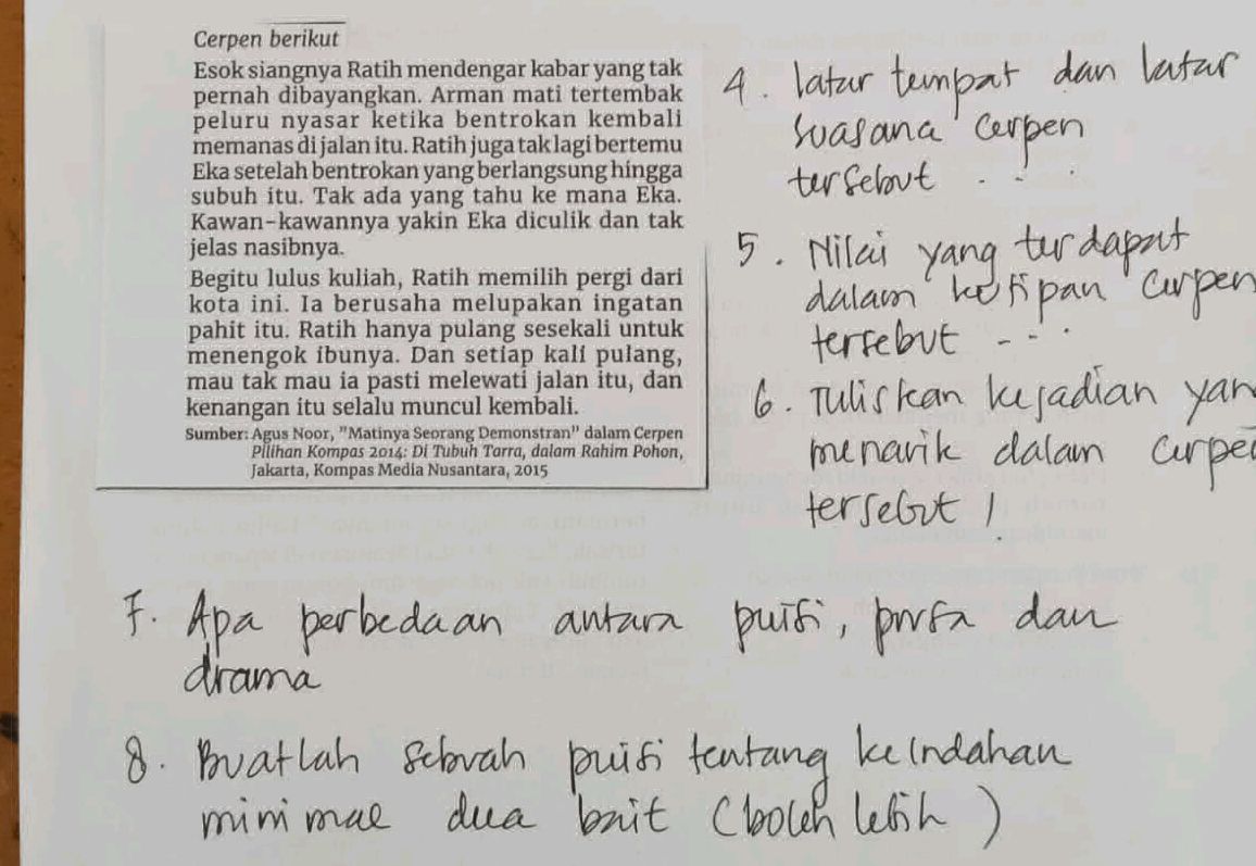 4. latar tempat dan latar suasana cerpen | StudyX