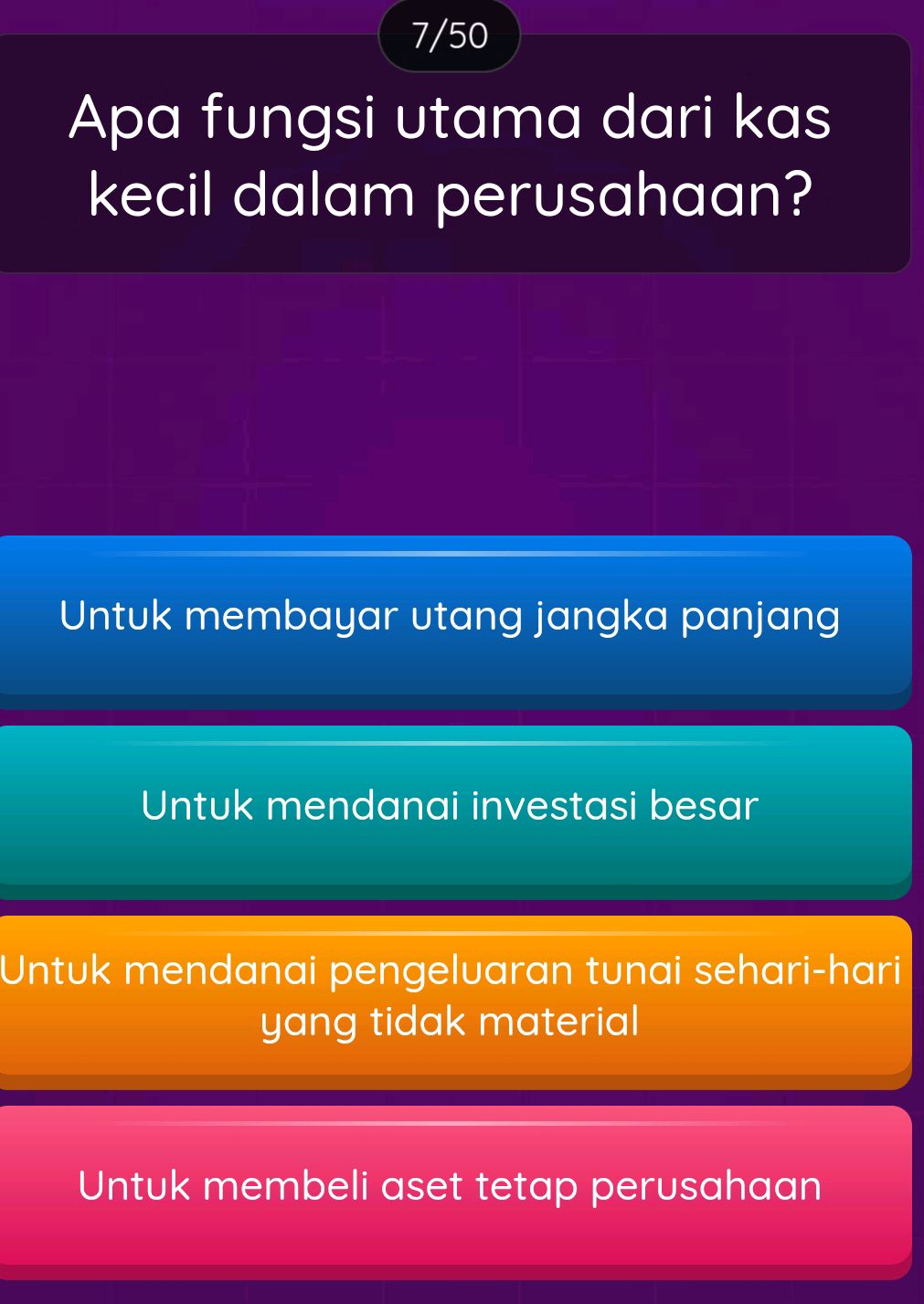 Apa fungsi utama dari kas kecil dalam | StudyX