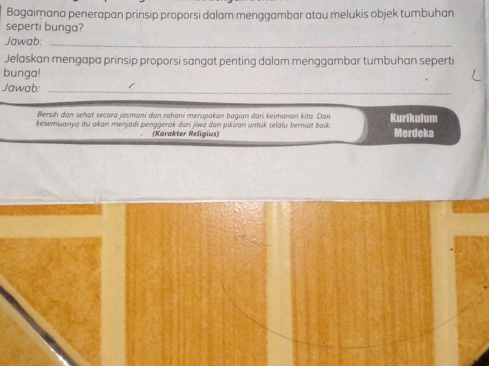 Bagaimana penerapan prinsip proporsi dalam | StudyX