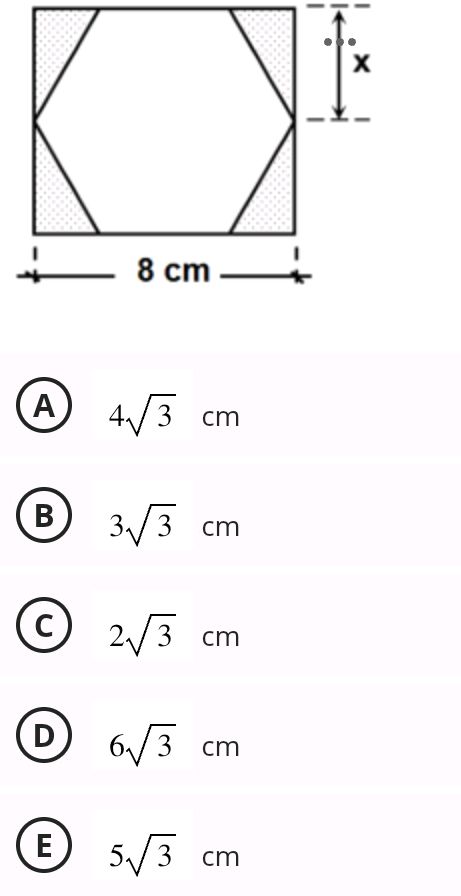 The image shows a hexagon inscribed in a | StudyX