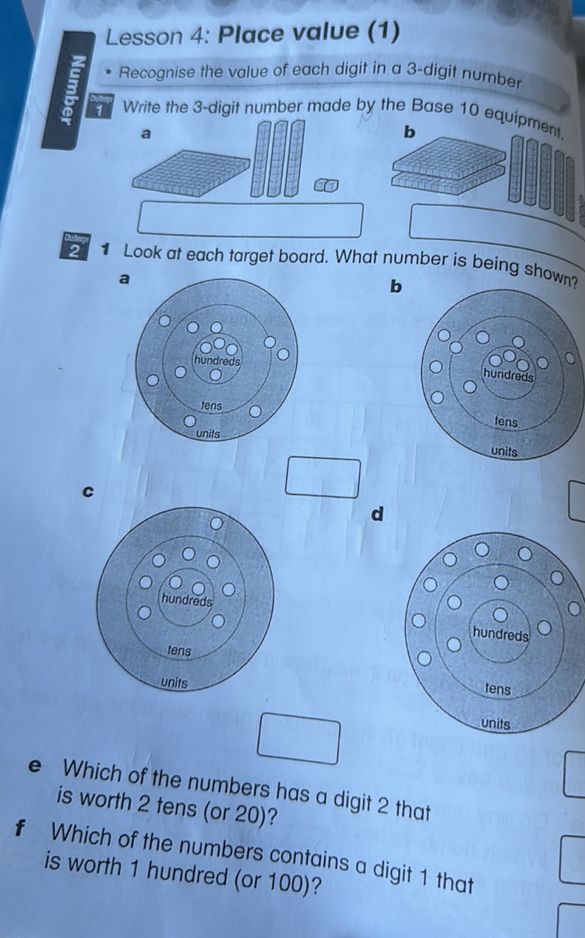 1 Write the 3-digit number made by the Base | StudyX
