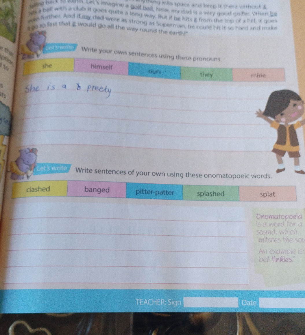 Write your own sentences using these | StudyX