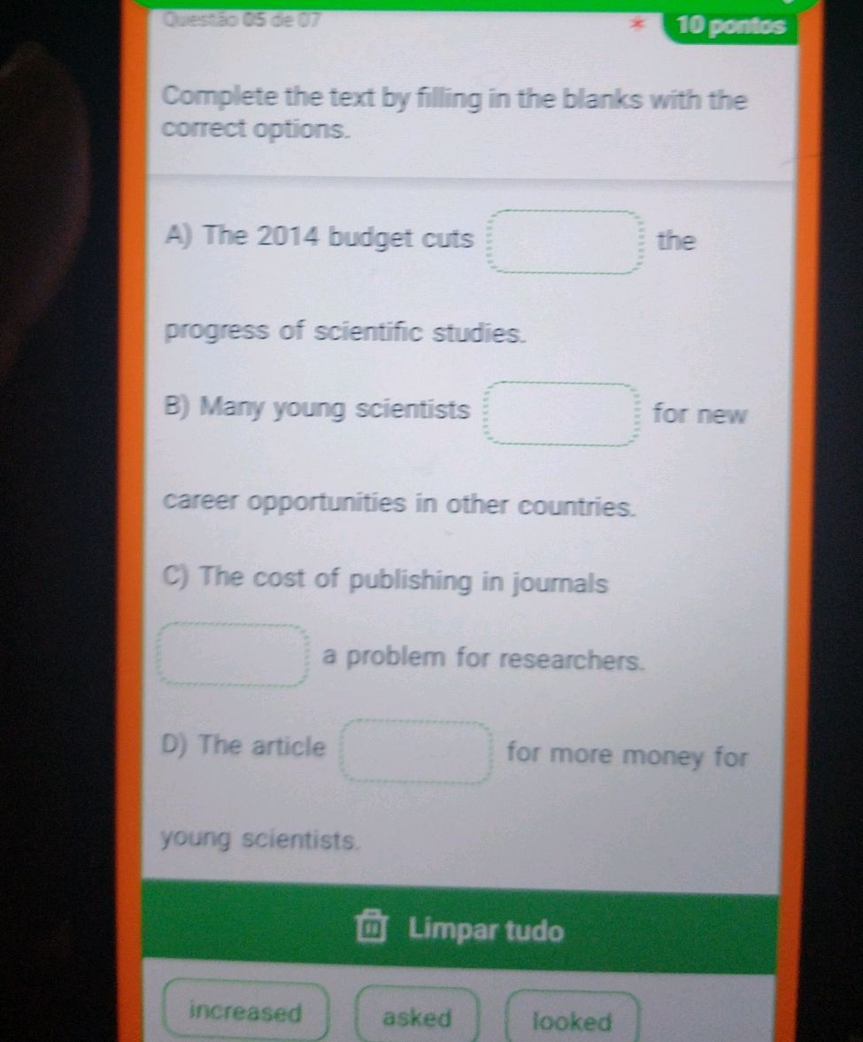 Complete the text by filling in the blanks | StudyX