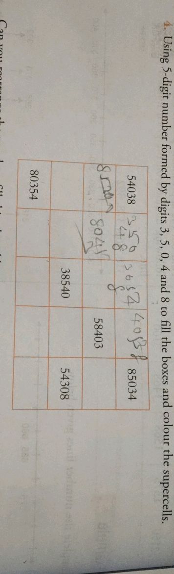 4. Using 5-digit number formed by digits 3, | StudyX