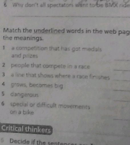 Match the underlined words in the web page | StudyX