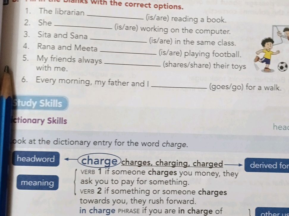 Fill in the blanks with the correct options. | StudyX