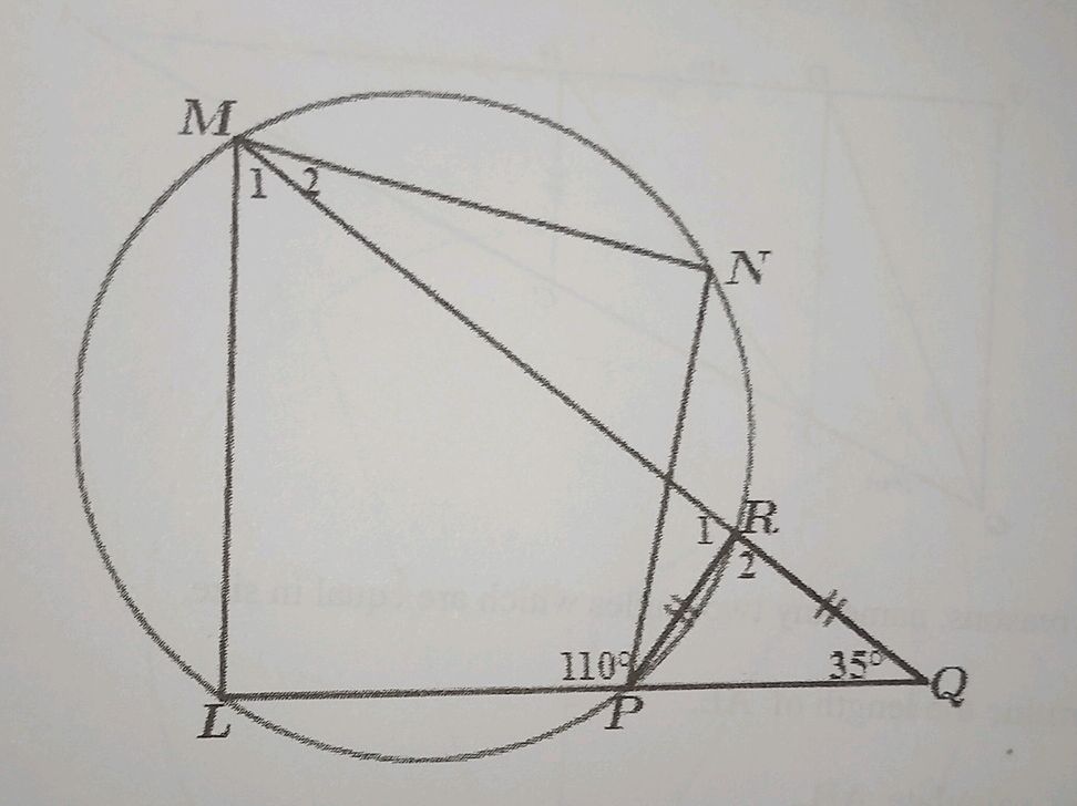 The image shows a circle with inscribed | StudyX