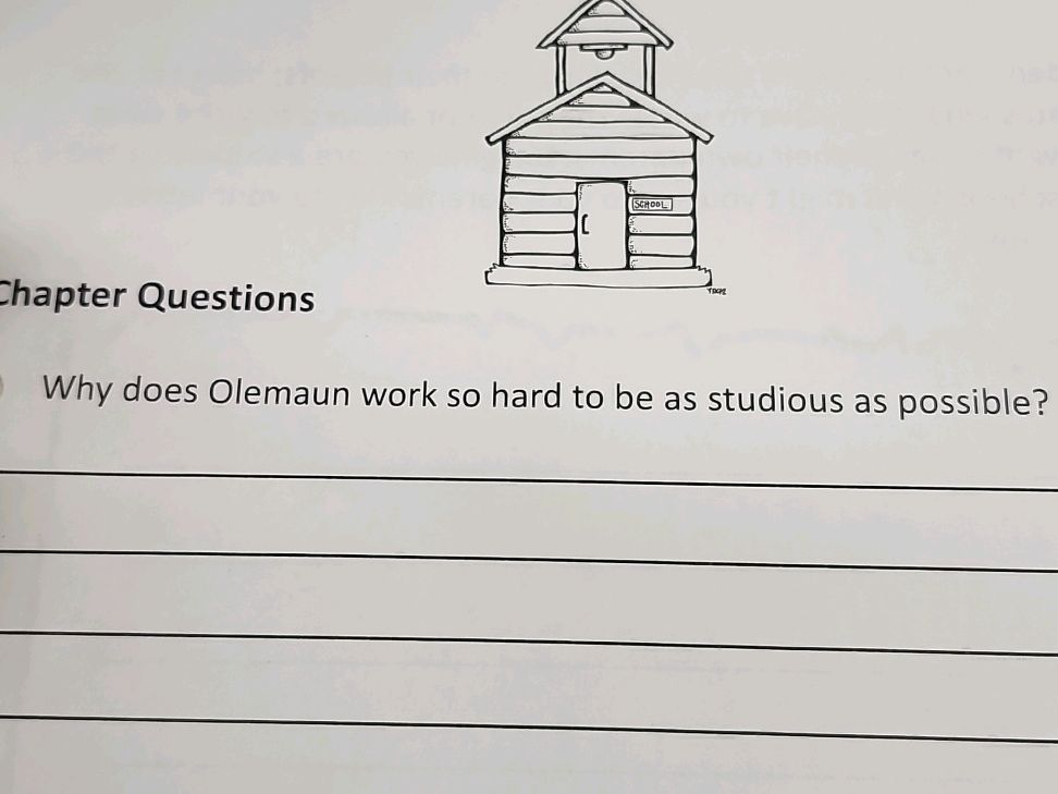 Why does Olemaun work so hard to be as | StudyX