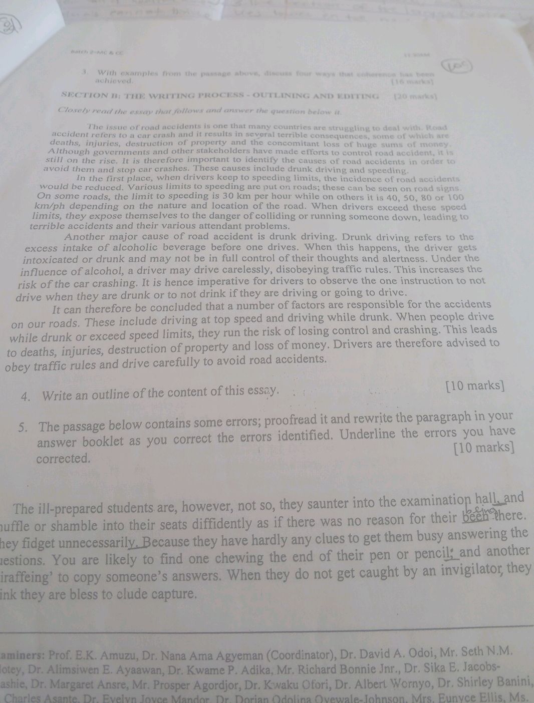 3. With examples from the passage above, | StudyX