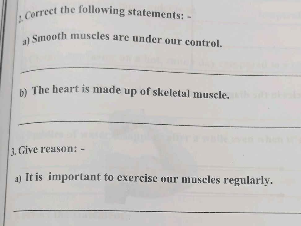 2. Correct the following statements: - a) | StudyX