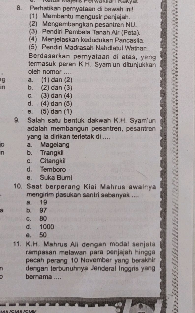8. Perhatikan pernyataan di bawah ini! (1) | StudyX