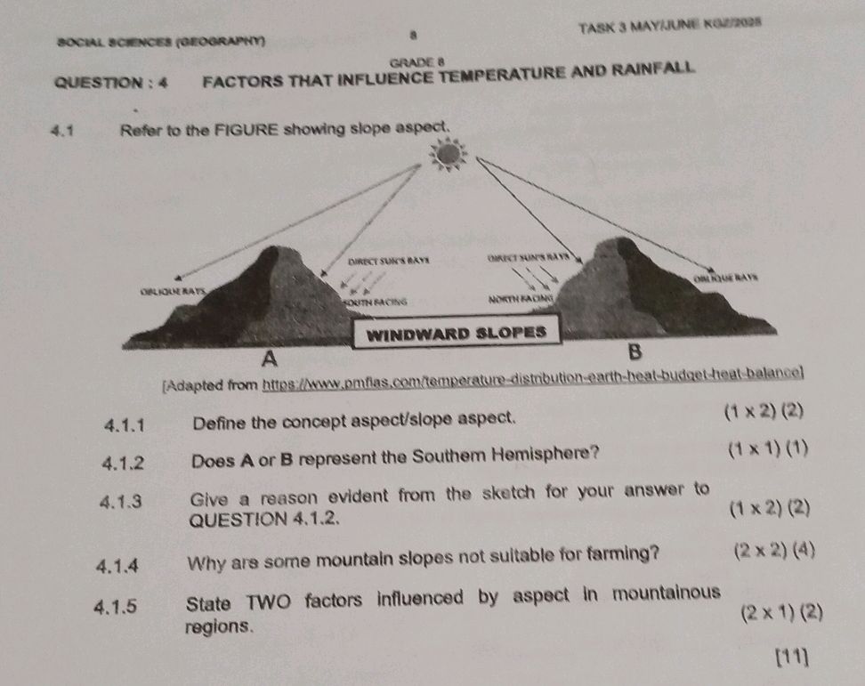 4. FACTORS THAT INFLUENCE TEMPERATURE AND | StudyX