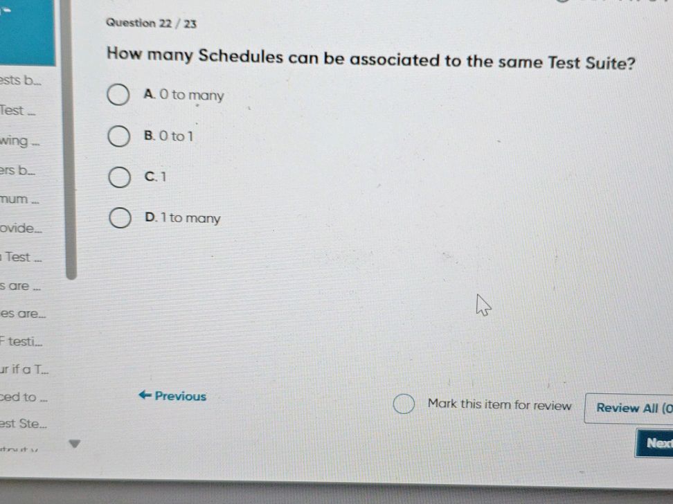 How many Schedules can be associated to the | StudyX