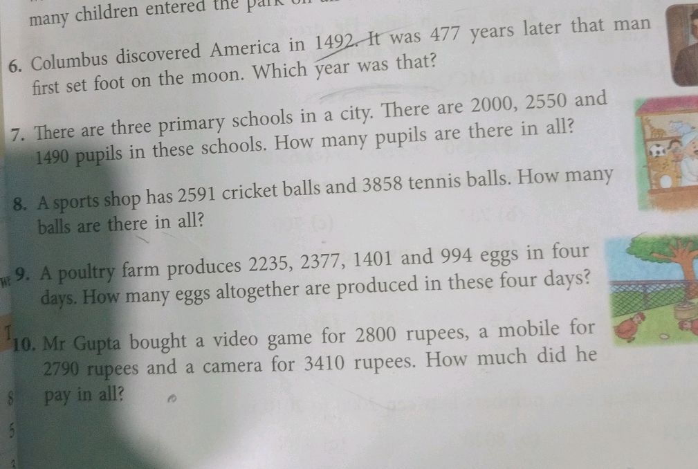 6. Columbus discovered America in 1492. It | StudyX