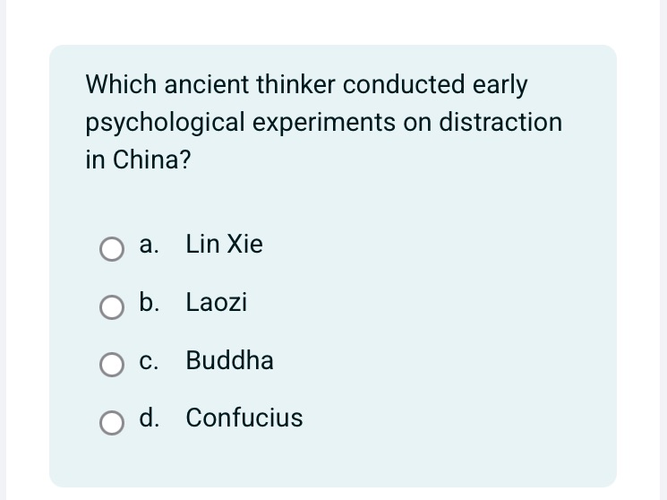 Which ancient thinker conducted early | StudyX