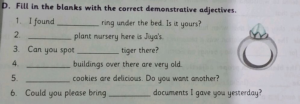 D. Fill in the blanks with the correct | StudyX