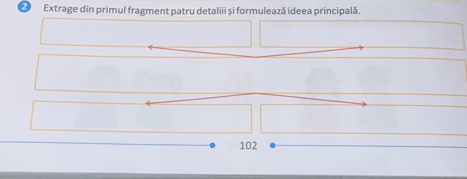 2 Extrage din primul fragment patru detalii | StudyX